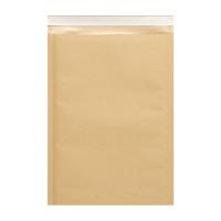China Pack Of 15 Kraft Bubble Mailers with Low Density Polyethylene Inner Materials and Customized Logo for sale