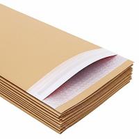 China Express Shipping Kraft Bubble Mailers with Self-sealing Closure and Poly Bubble Inside Material for sale
