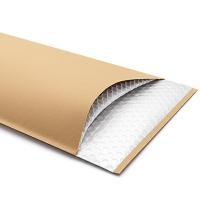 China Customized Logo Accepted Kraft Bubble Mailers with 3-4mm Thickness and Poly Bubble Inside Material for sale