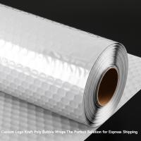 China Custom Logo Kraft Poly Bubble Wraps The Perfect Solution for Express Shipping for sale