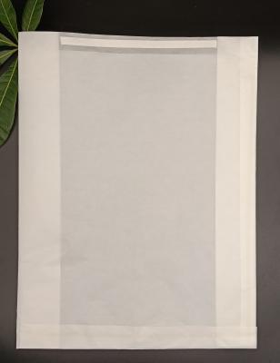 China Sharp-Bottom White Glassine Paper Bags Eco-Friendly Greaseproof Packaging For Dry Foods And Crafts for sale