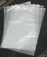 China Dual Material Clear PE and Frosted CPE Construction Secure Seal CPE Zipper Bag for Storage for sale