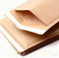 China Biodegradable Kraft Mailing Bag Padded Mailer Wrap Bubble Envelope Compostable Waterproof Logistic Packaging Bag for sale
