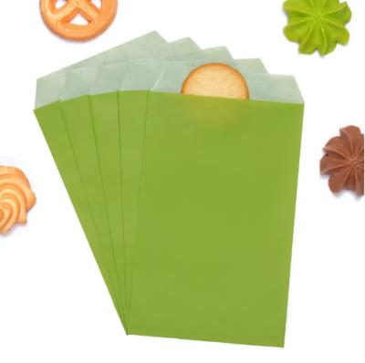 China Eco Friendly Glassine Paper Bags Greaseproof Food Safe Treat Pouches For Cookies Candies for sale