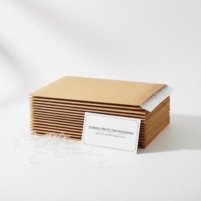 China Self-sealing Kraft Poly Bubble Wraps Durable Protective Packaging Material Ideal for Shipping Fragile Items and Ensuring Safe Delivery for sale