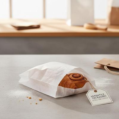 China High Texture Glassine Paper Bag without Side Gusset Versatile Packaging Solution for Food Retail Bakery and Confectionery for sale