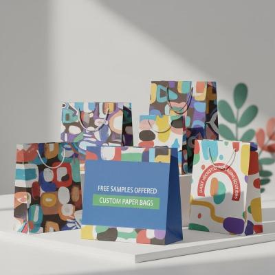 China Free Samples Offered Custom Paper Bags Featuring Gravure Printing 1 9 Colors Perfect for Daily Necessities Packaging Solutions for sale