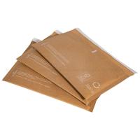 China Biodegradable Eco Double Layered Padded Envelope Brown Honeycomb Shipping Bags Kraft Paper Bubble Mailer Compostable for sale