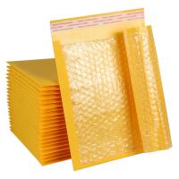 China Standard Size 7 Kraft Bubble Mailers Customized Logo Express Shipping Durable Protective Packaging Envelopes for Secure for sale