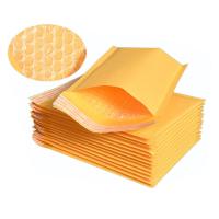 China Lightweight Kraft Bubble Mailers Incorporating Low Density Polyethylene Inner Materials and Customized Logo for Packaging for sale