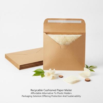 China Recyclable Cushioned Paper Mailer Affordable Alternative To Plastic Mailers Packaging Solution Offering Protection And Sustainability for sale