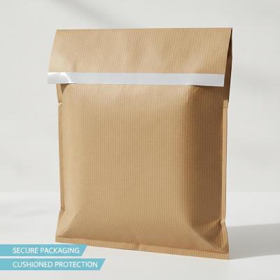 China Protective And Cushioned Paper Padded Mailer Strong Adhesive Strip Designed For Secure Packaging And Shipping Protection for sale