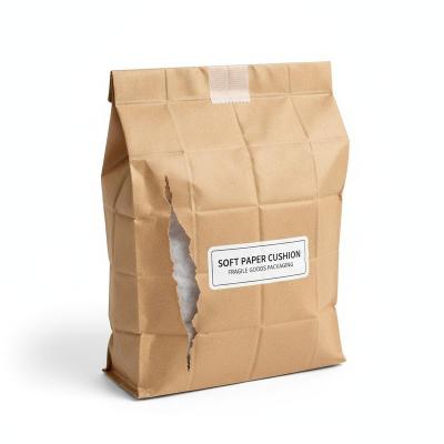 China Soft Paper Cushion Shipping Bag Suitable For Standard Shipping Conditions Packaging For Protecting Fragile Goods During Shipping for sale