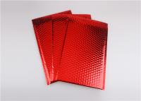 China Bright Red Color Metallic Bubble Envelopes Bubble Mailers 245x330 #A4 for sale
