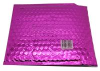 China Waterproof Pink Metallic Bubble Mailers Large Volume Puncture Resistant for sale