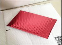 China Biodegradable Red Anti Static Bubble Bags For Toy 115x210mm #B VMPET Material for sale