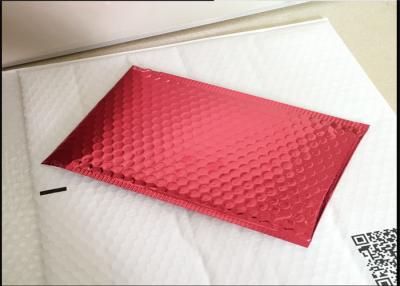 China Biodegradable Red Anti Static Bubble Bags For Toy 115x210mm #B VMPET Material for sale
