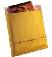 China Kraft Shipping Package Envelope With Bubble Wrap Inside Shock Resistance for sale