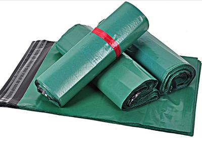 China Green Co-Extruded Plastic Shipping Envelopes Custom Printed Light Weight for sale