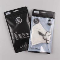 China Flat Bottom Resealable Stand Up Ziplock Bags For Medical Mask Packaging for sale
