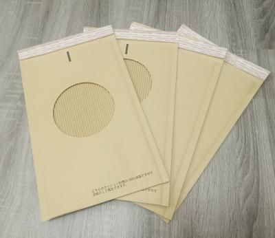 China Non Bendable Custom Printing Brown Kraft Corrugated Envelopes for sale