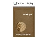 China Quantity Per Pack 100 Paper Padded Mailers Water-resistant Exterior Honeycomb Paper Bags Suitable for Durable Packaging for sale