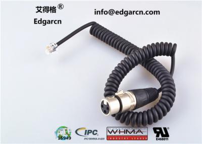 China Aluminium Tube Solding Electronic Wiring Harness 6.3mm Stereo Micphone Cable for sale