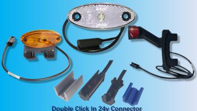 China Extreme Temperature Resistant Custom Wiring Harness For Single Marker Clearance Lights With Overmold Protection for sale