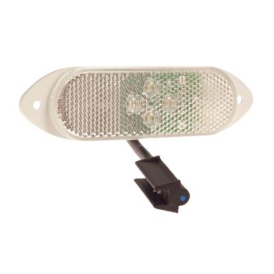China Double Click-In 24V LED Flat Cable Connector Double Click-In Design For Quick Install for sale