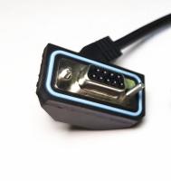 China & Male Connector & Cable Assemblies IATF16494 Manufactory Waterproof Db9 D-SUB 9pos Female 90 Degree D-sub Cable Power 101 Mm for sale