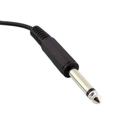China 6.35mm 3.5 Jack Aux Male Stereo Aux Extension Audio Cable for Stereo Audio Cable for sale