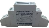 China DIN EN50022 Din Rail Energy Meter Compliant With Pulse Output ISO9001 for sale