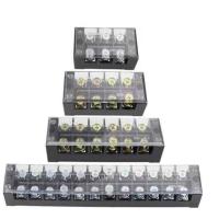 China TB Series Barrier Pc TB Wire Connect Fixed Terminal Blocks PVC Cable Terminals for sale
