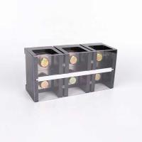 China TD Series 15A Din Rail Terminal Strip Block TD1510 10 Pole Automotive Connectors Terminals for sale