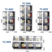 China TD Series 15A Din Rail Terminal Strip Block TD1510 10 Pole Automotive Connectors Terminals for sale