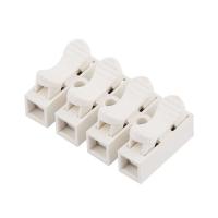 China CH2 2 Poles Press Type 3 Pin Quick Connect Power Terminal Block LED Cable Crimp Connectors Terminals for sale