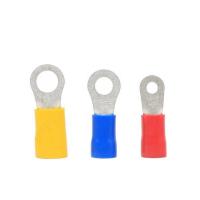China RV Type Cold Pressed Pre Insulated Terminal Block Cable Crimp Connectors O-Shaped for sale