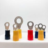 China RV Type Cold Pressed Pre Insulated Terminal Block Cable Crimp Connectors O-Shaped for sale