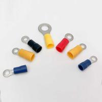 China RV Type Cold Pressed Pre Insulated Terminal Block Cable Crimp Connectors O-Shaped for sale