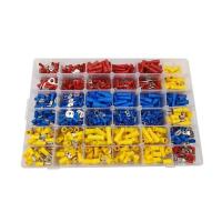 China RV Type Cold Pressed Pre Insulated Terminal Block Cable Crimp Connectors O-Shaped for sale