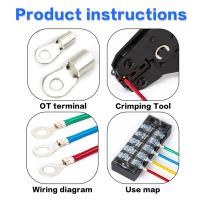 China Round Cold Pressed O-Shaped Lug Terminal Copper Cable Crimp Connectors OT Series for sale