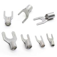 China UT Series Y/U Crimp Cable Lug Fork Spade Terminals Cold Pressed Cable Crimp Connectors for sale