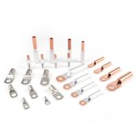 China SC Series Peephole Copper Wire Nose Ring Cable Crimp Connectors Lug Non Insulated for sale