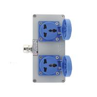China 220V Outdoor Explosion Proof Socket Five Hole Exposed Concealed 16A Porous Waterproof for sale