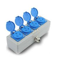 China 220V Outdoor Explosion Proof Socket Five Hole Exposed Concealed 16A Porous Waterproof for sale