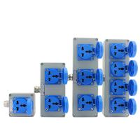 China 220V Outdoor Explosion Proof Socket Five Hole Exposed Concealed 16A Porous Waterproof for sale