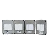 China 86 Type Explosion Proof Wall Lighting Switch Industrial Aluminum Alloy Box for sale