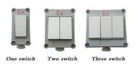 China 86 Type Explosion Proof Wall Lighting Switch Industrial Aluminum Alloy Box for sale