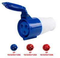 China 3 Pole 16A 220v Industrial Connectors 3P 4P 5P Industrial Waterproof Plug And Connector for sale