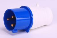 China 3 Pin 32A Industrial Plug IP44 IP67 Industrial Watertight Plug 220v 380v for sale